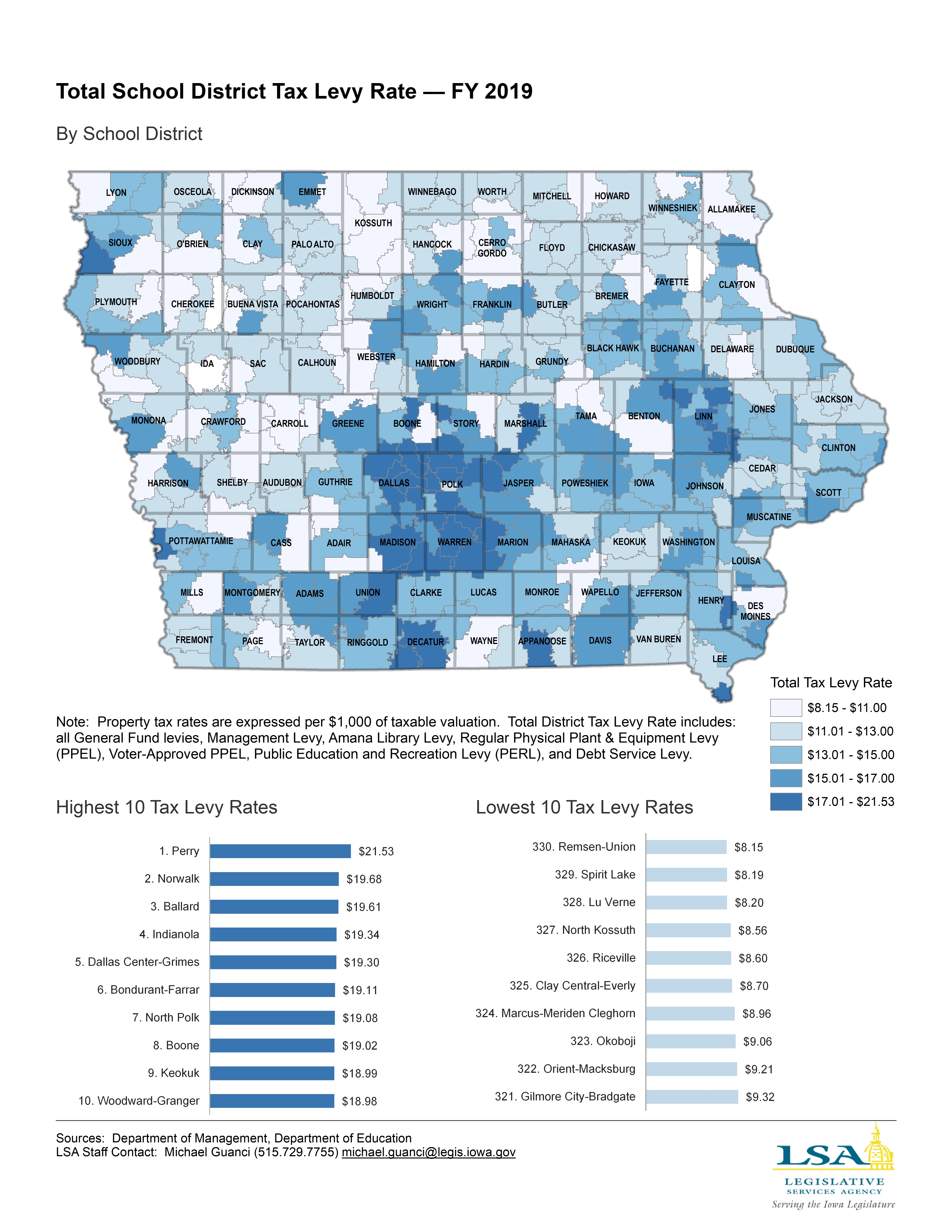 Iowa Legislature Factbook Map Of The Week